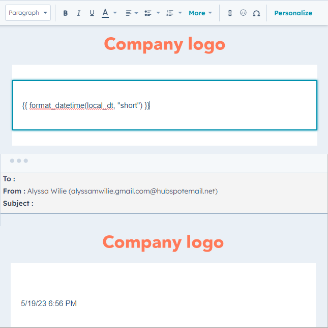 How To Hubl Add Dynamic Dates And Times To Automated Emails